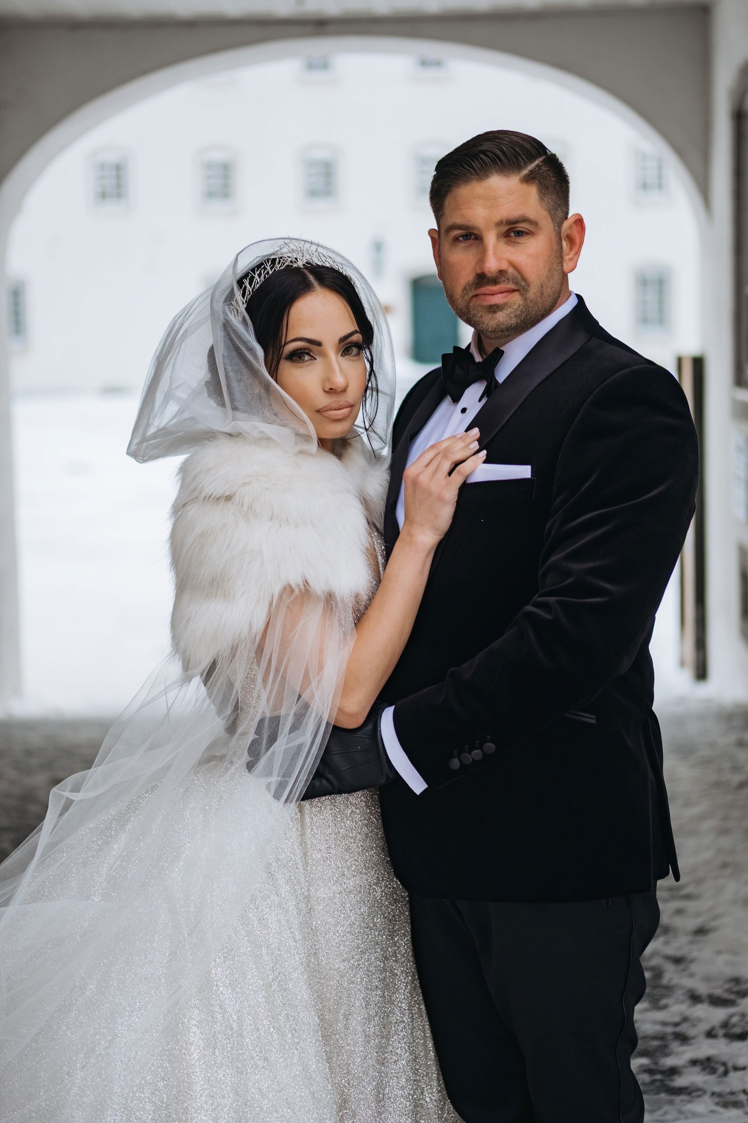 Dreamy Winter Destination Wedding in an Ice Castle in Quebec City ...