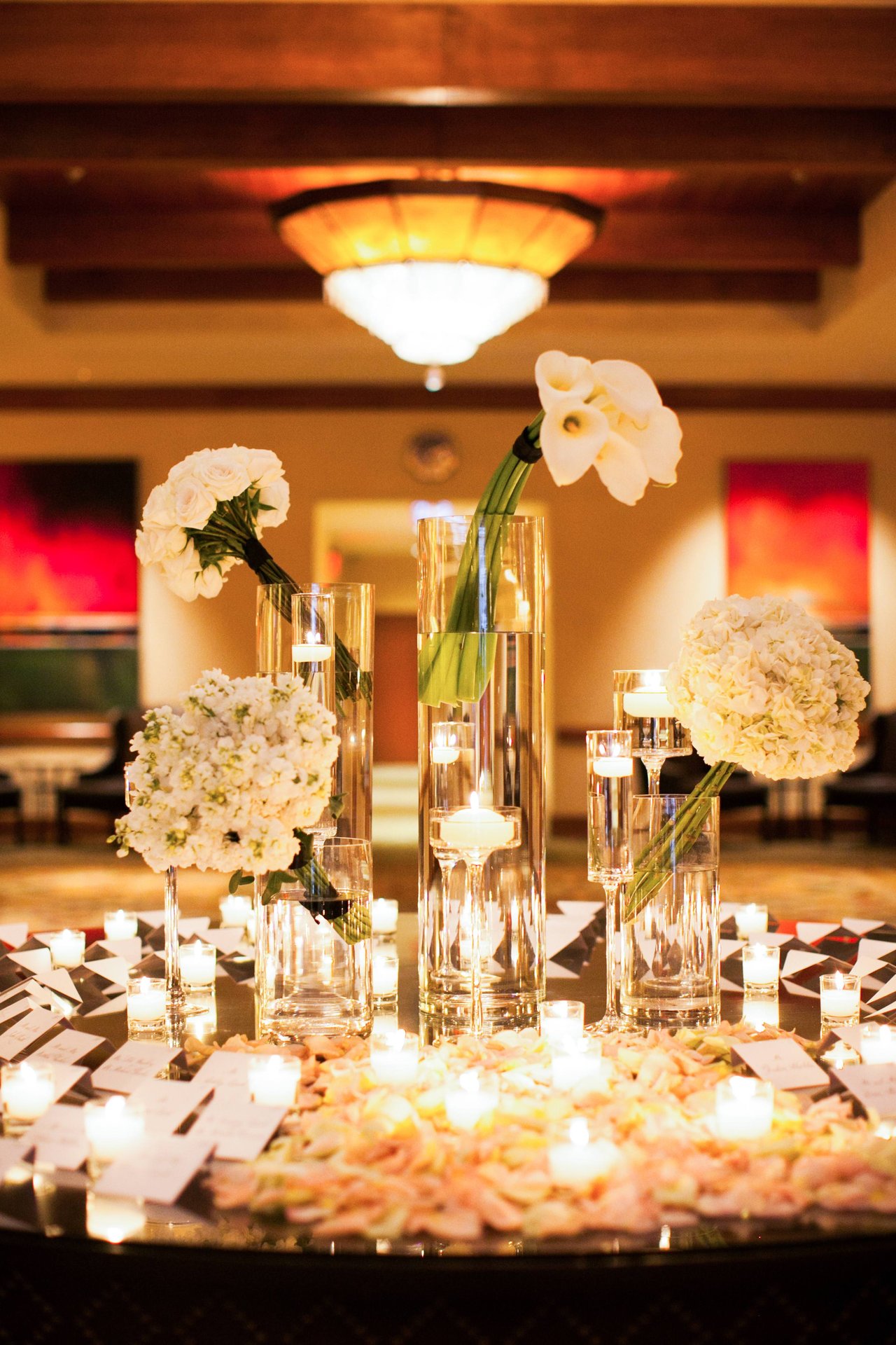 Ivory Table Card Display