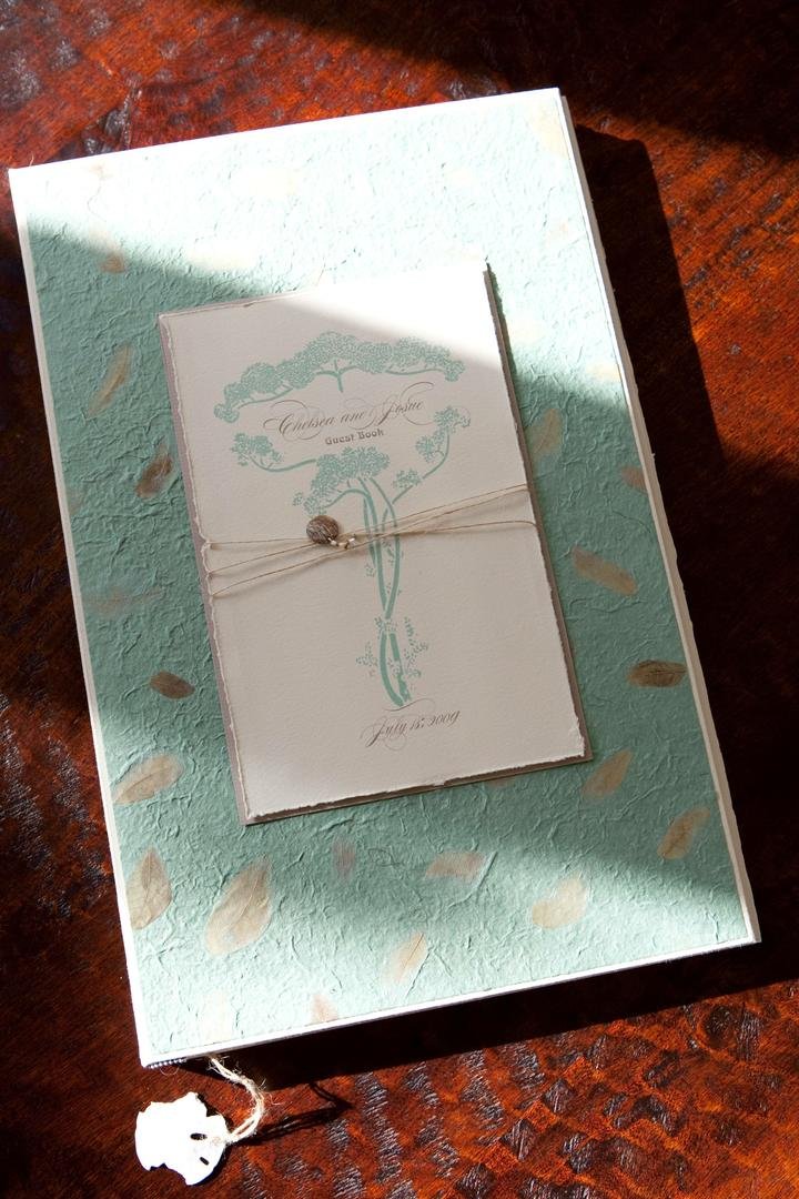 Handmade Paper Guest Book