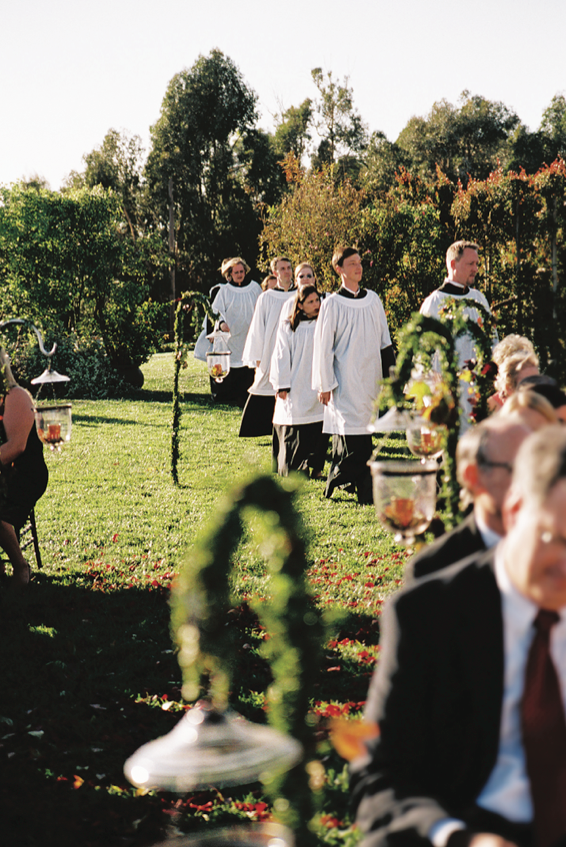 Choir Performance at Outdoor Ceremony