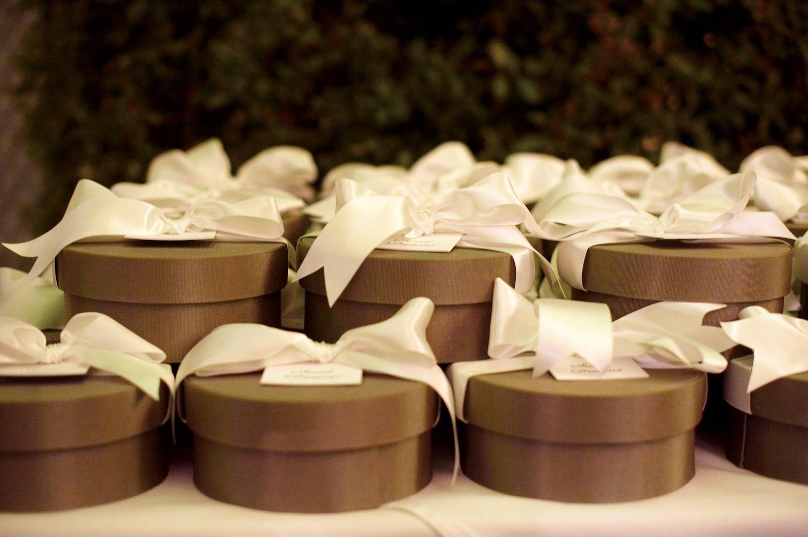 Round Favor Boxes