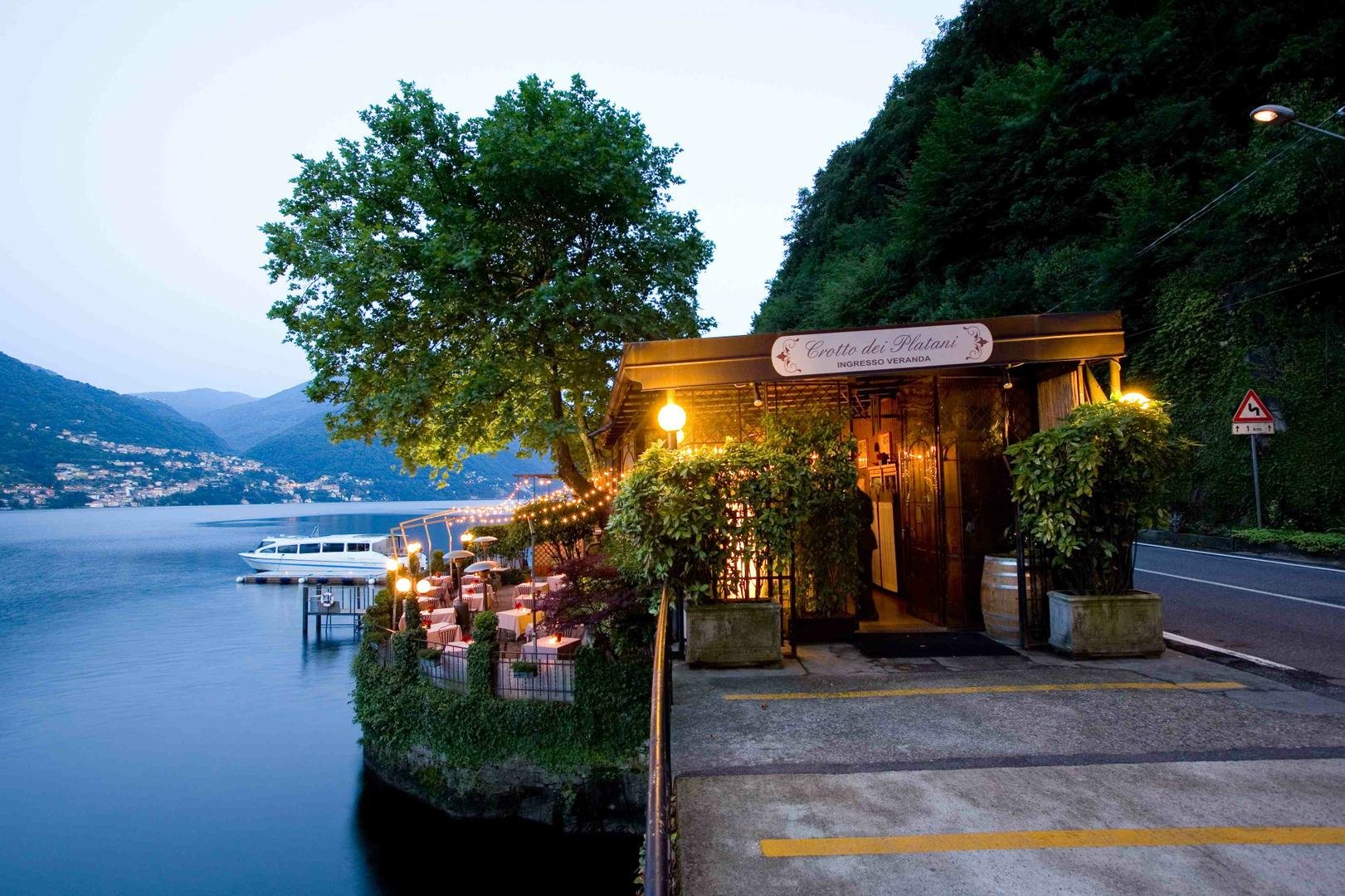 Lakeside Restaurant in Italy