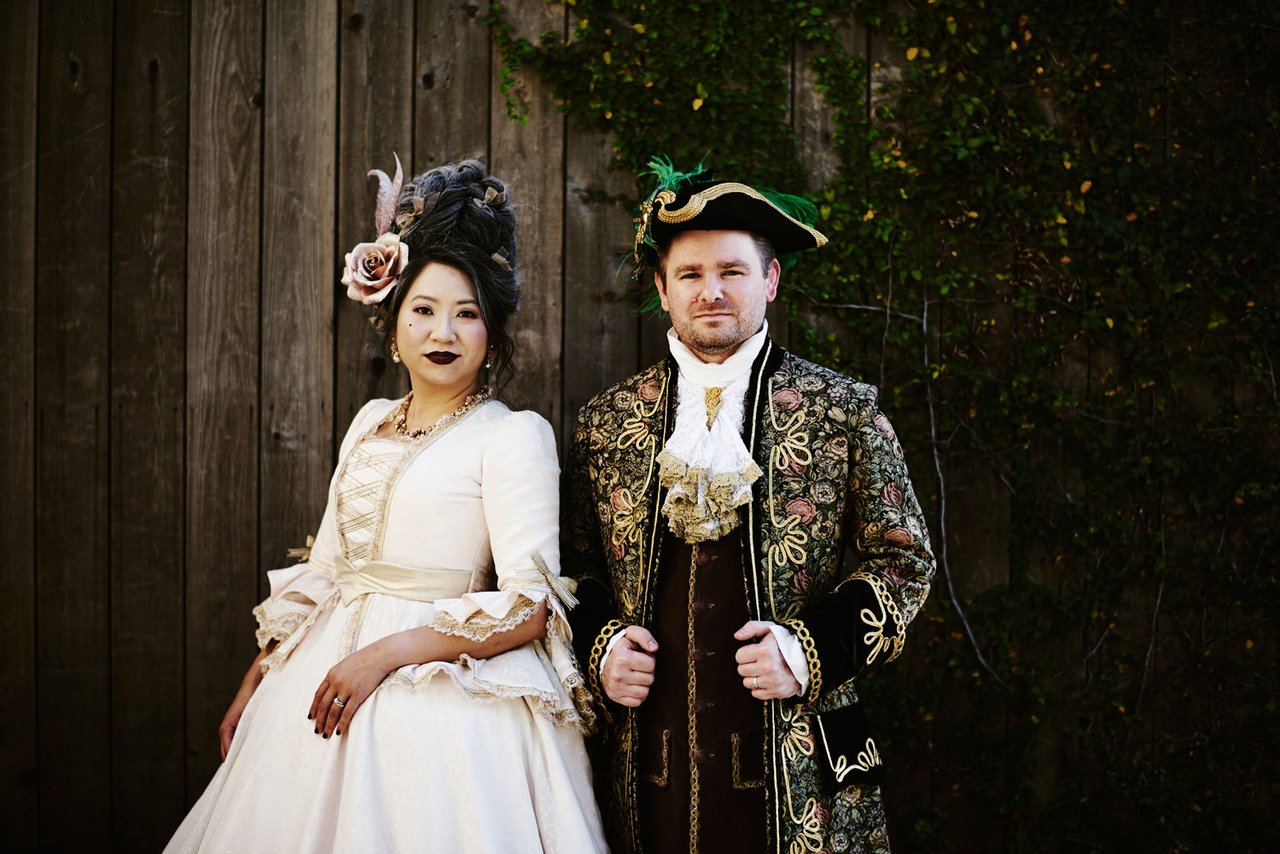 Bride & Groom in Costume