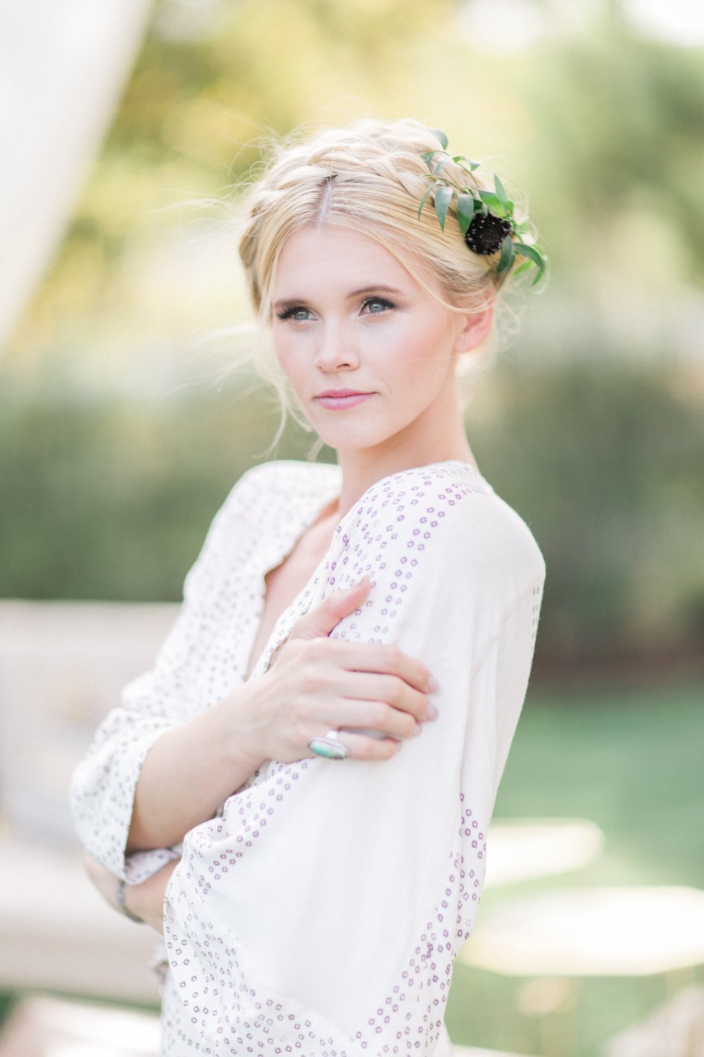 Boho-Chic Bridal Makeup Look