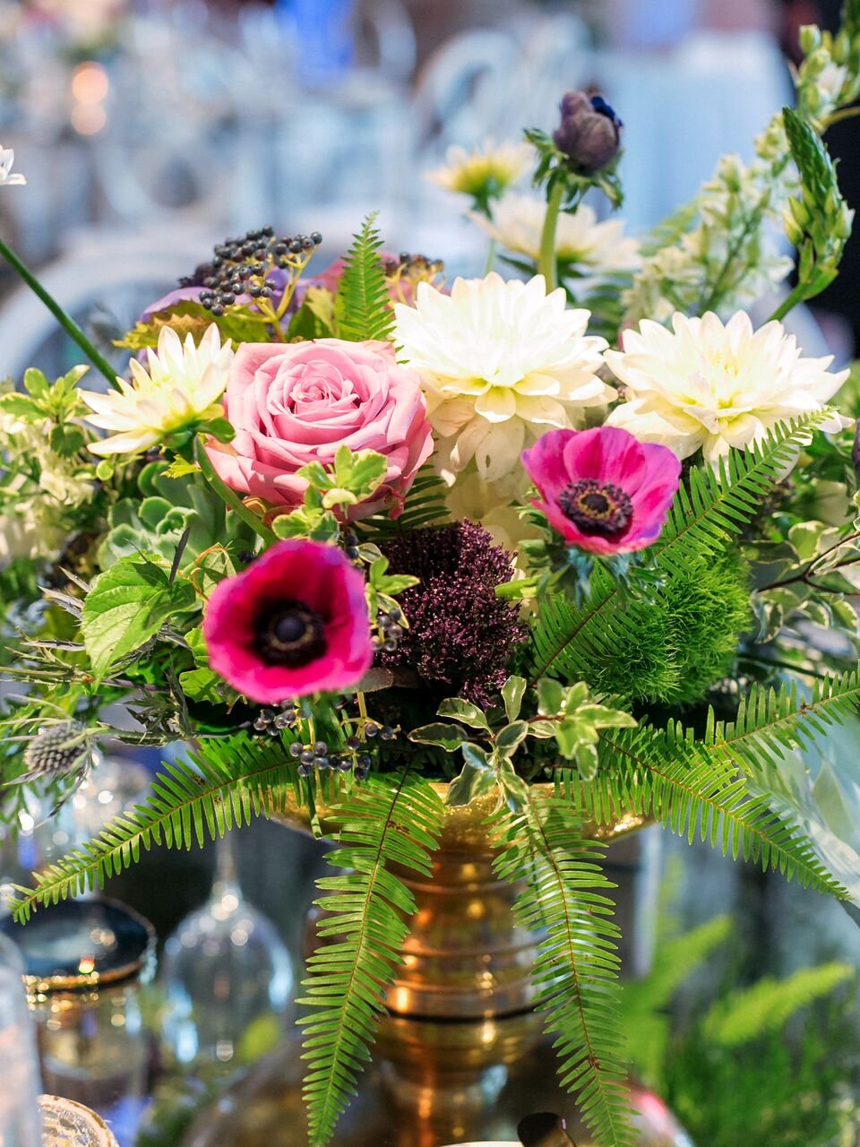 Bright Pink Accent Flowers
