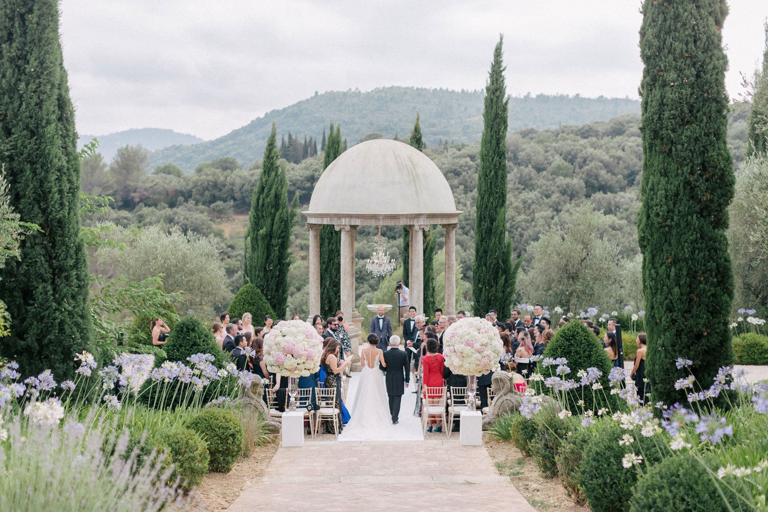 Rotunda at Outdoor Wedding Ceremony