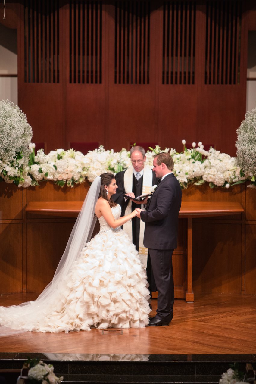 Bride & Groom at Church Altar