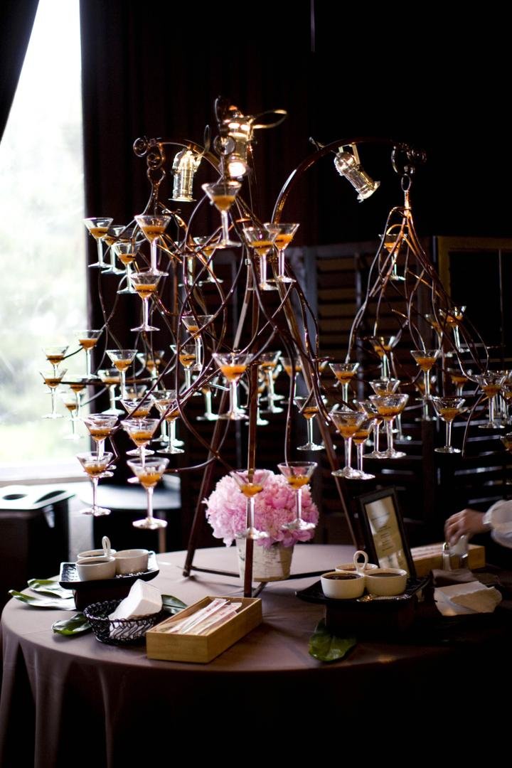 Martini Glass Display