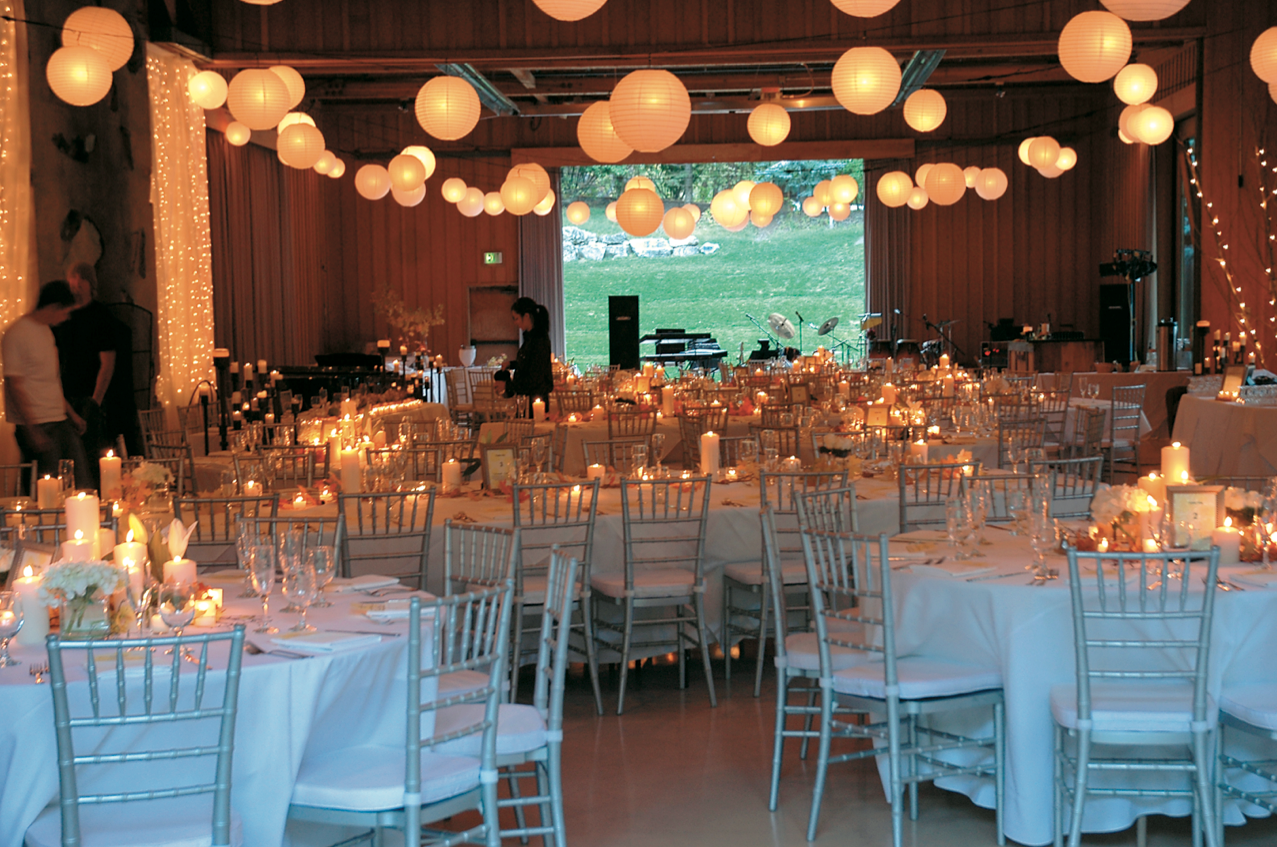 Rustic Lodge Reception Décor