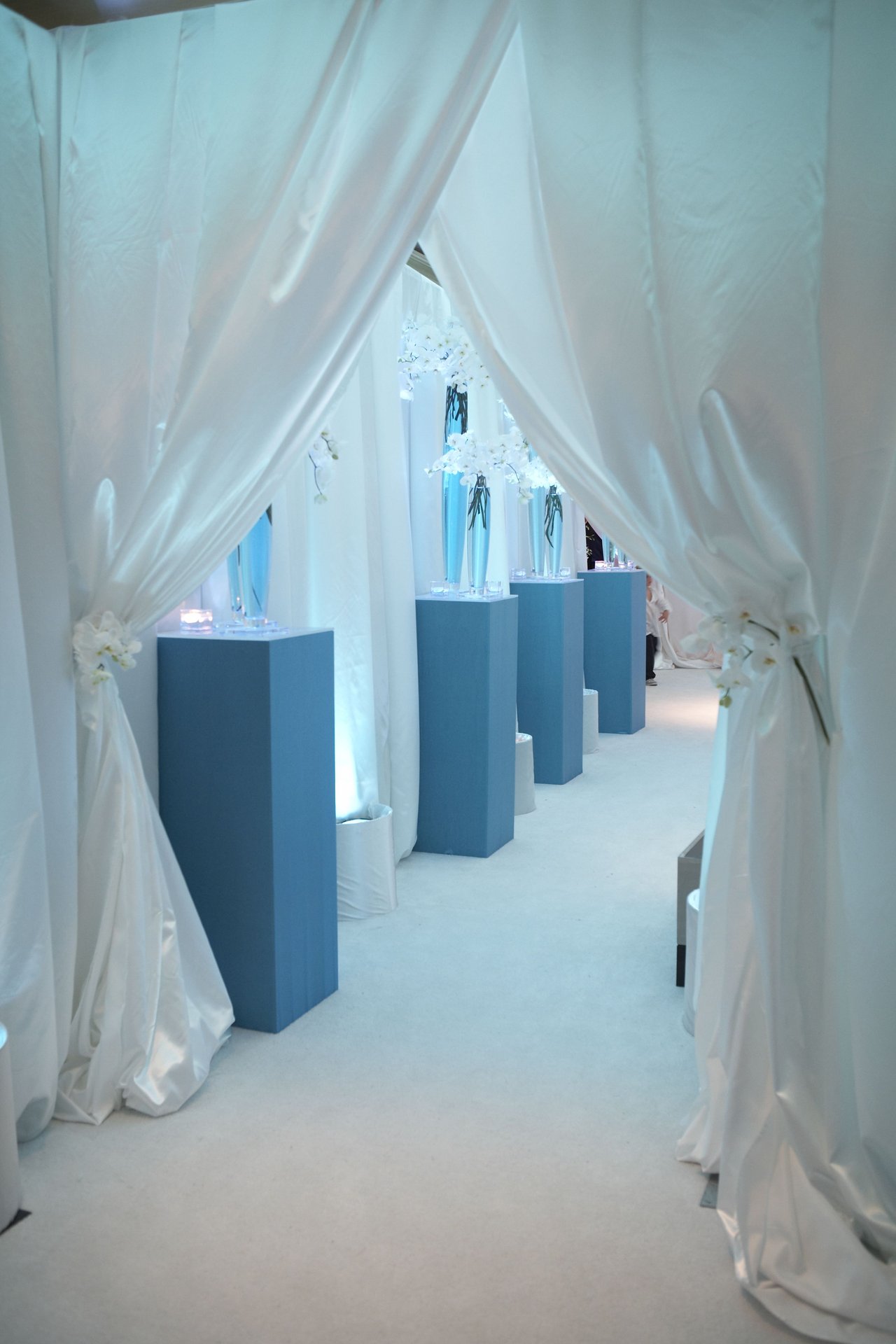 White Curtains Reception