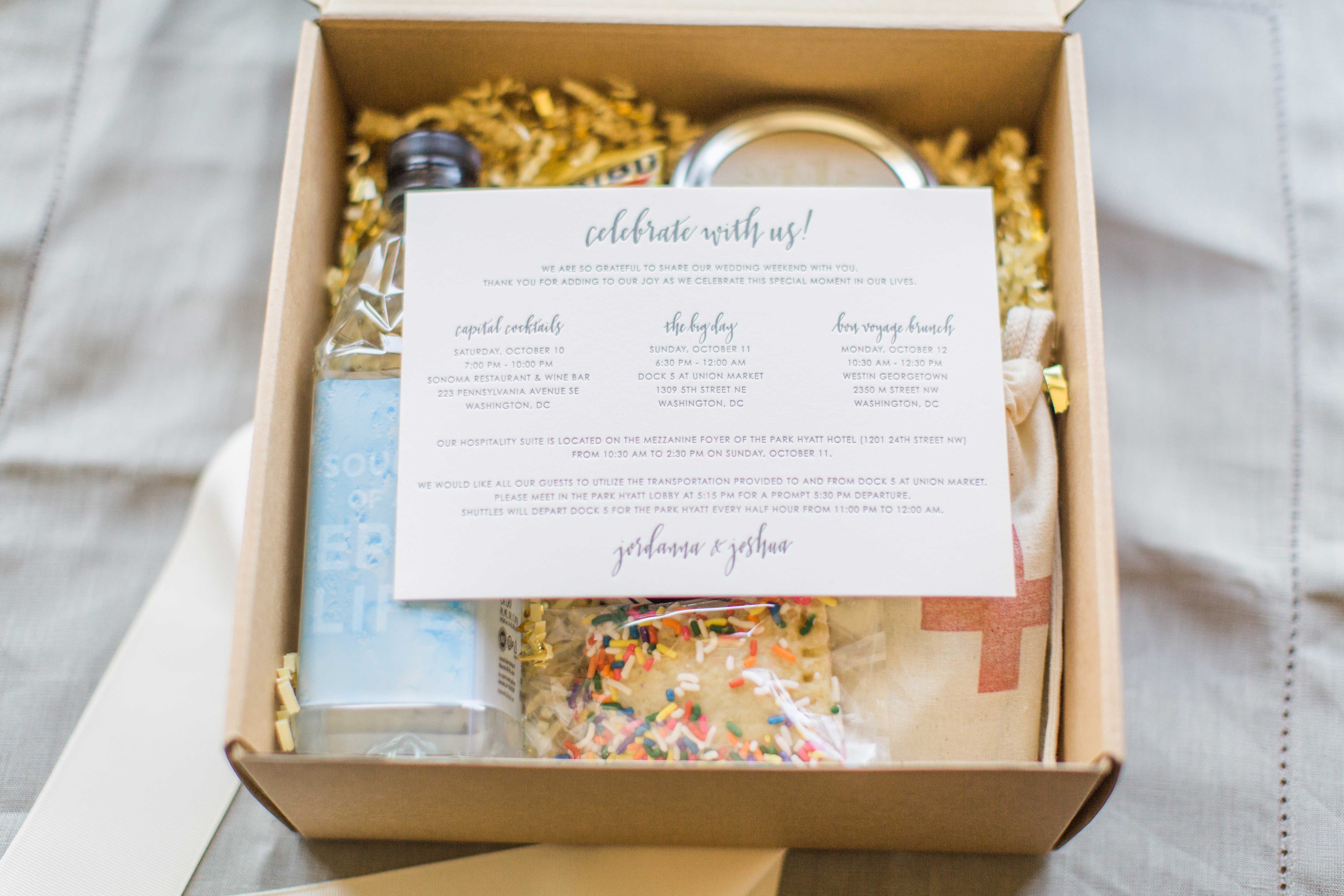 "Celebrate with Us!" Welcome Box