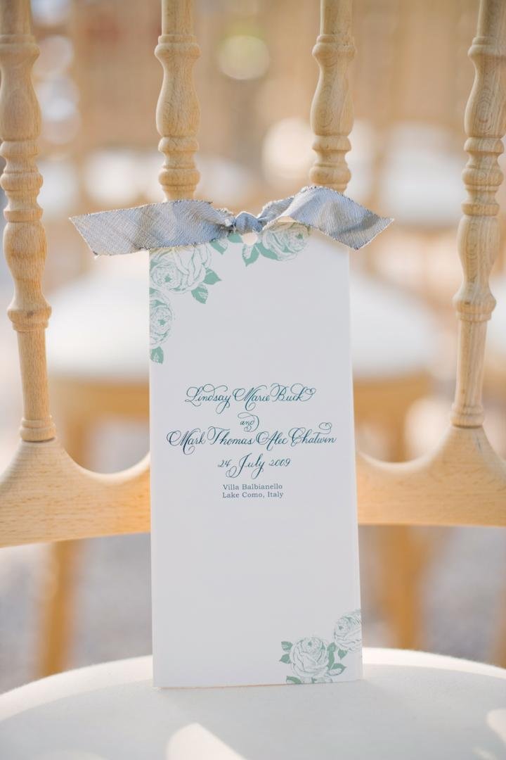 Romantic Ceremony Program