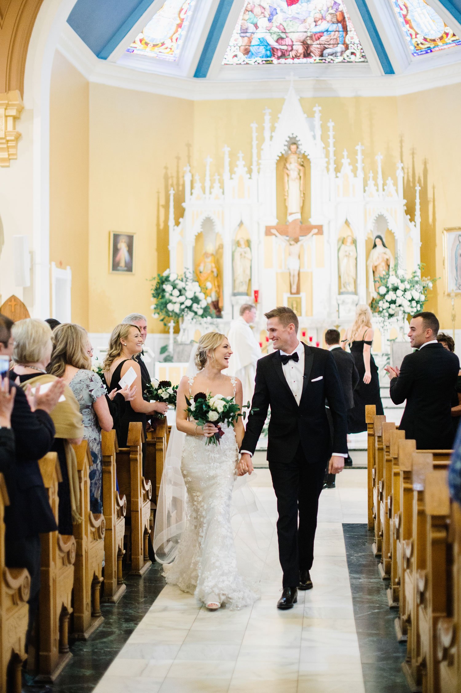 Bride & Groom at Denver Church
