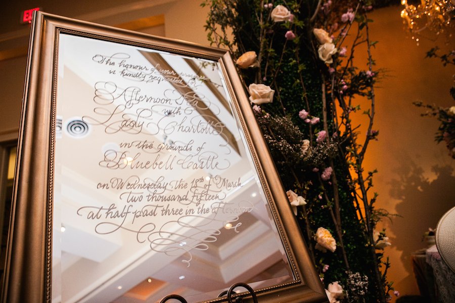 Mirror Calligraphy Sign