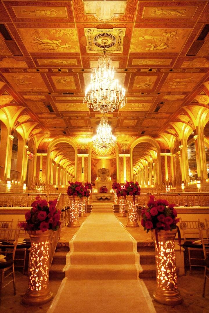 Golden Ballroom Ceremony
