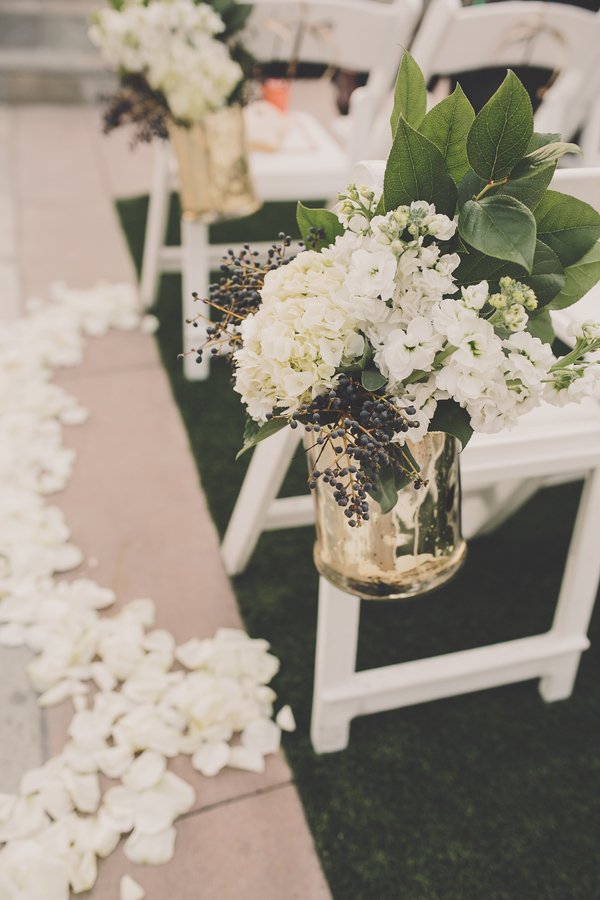 White Aisle Flowers
