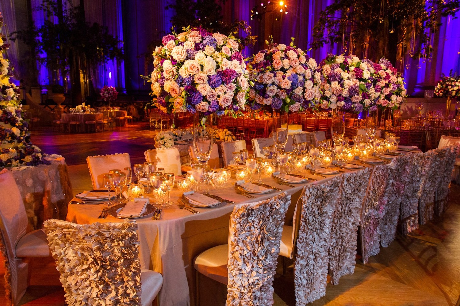 Candlelit Reception Table