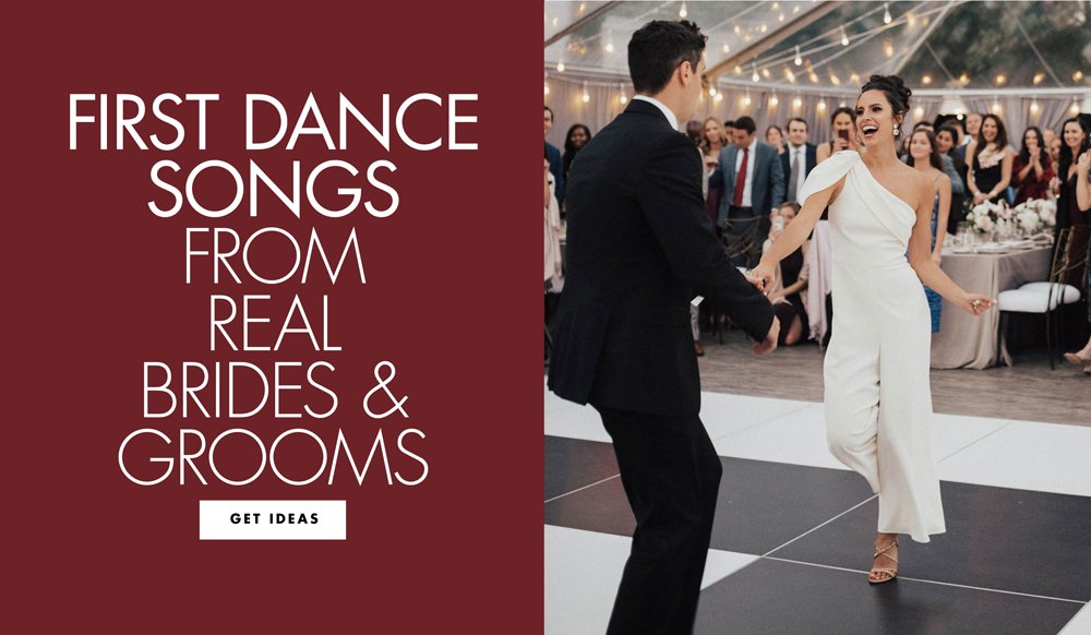 First Dance Song Ideas from Real Weddings
