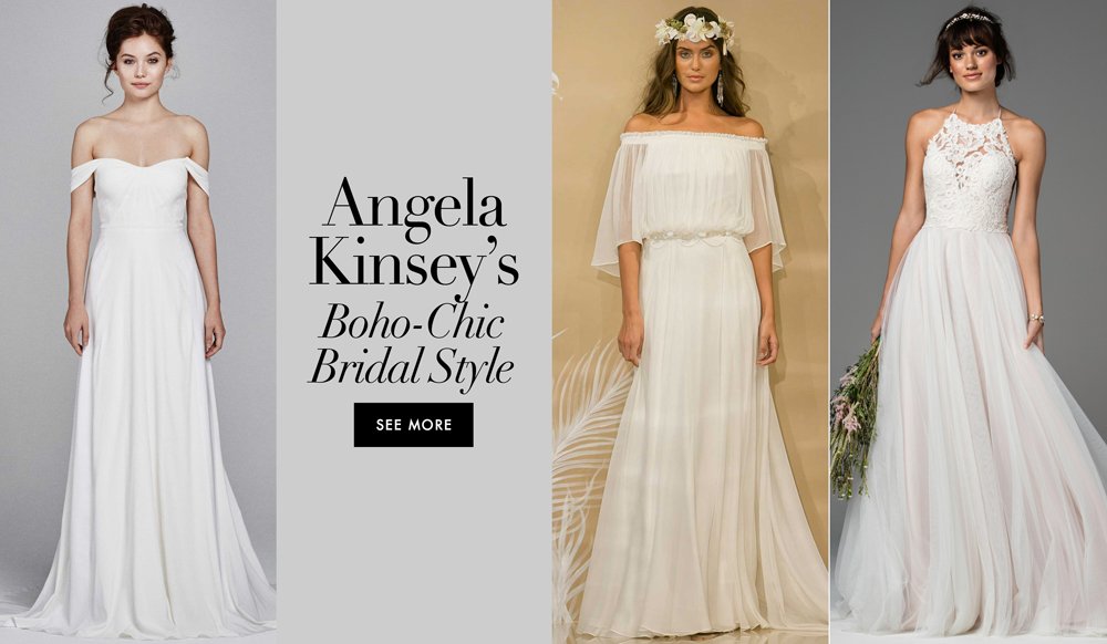 Get Angela Kinsey's Laid-Back Wedding Look