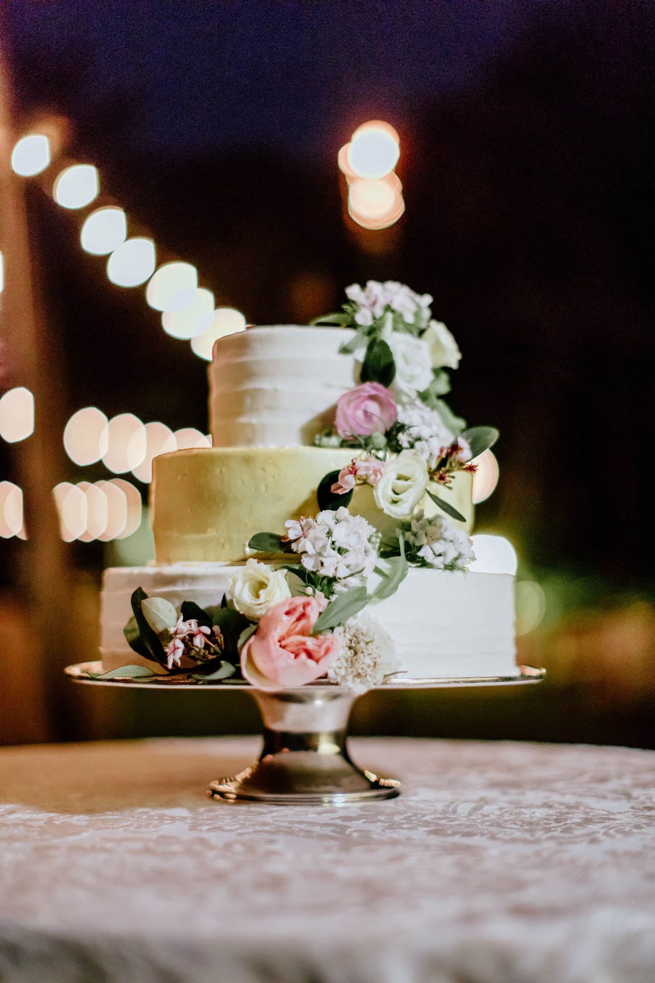 Small Three-Layer Wedding Cake