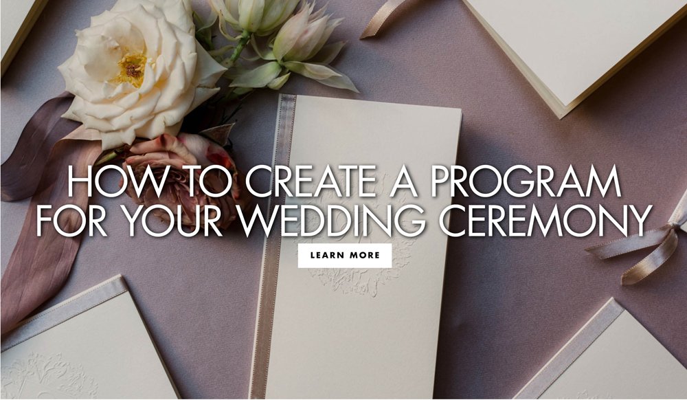 Discover What to Include in Your Wedding Program