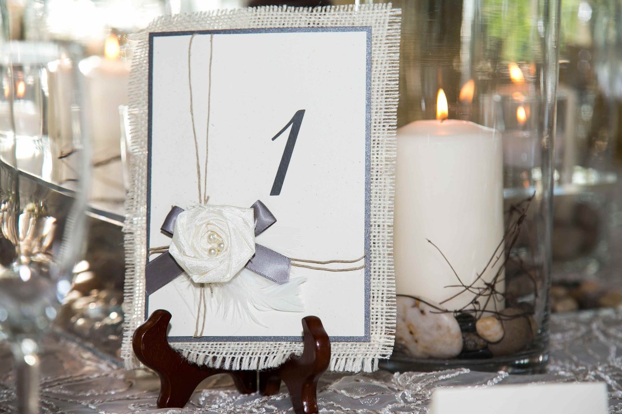 Shabby Chic Table Number