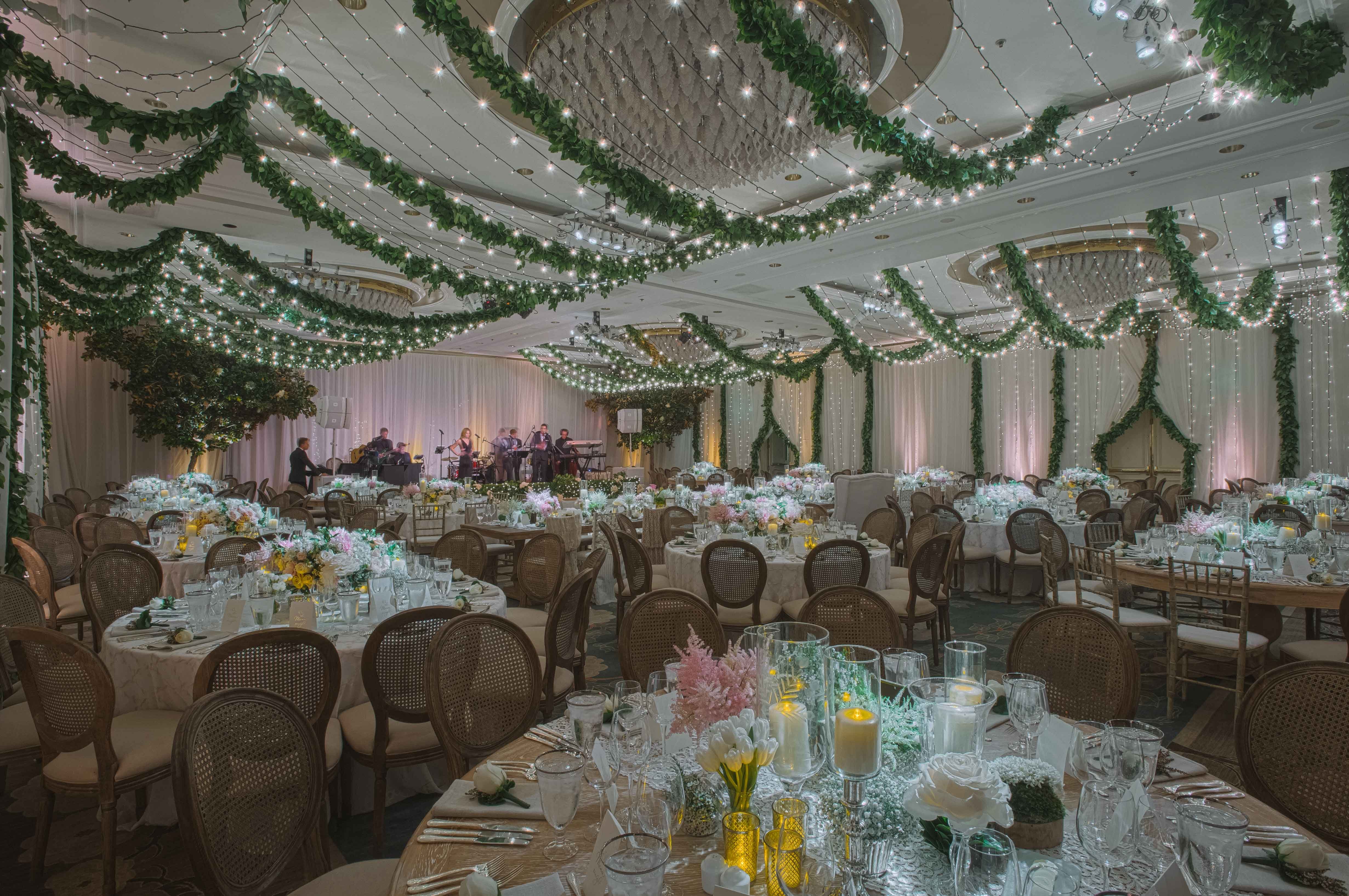 Rustic Ballroom Wedding Ceremony