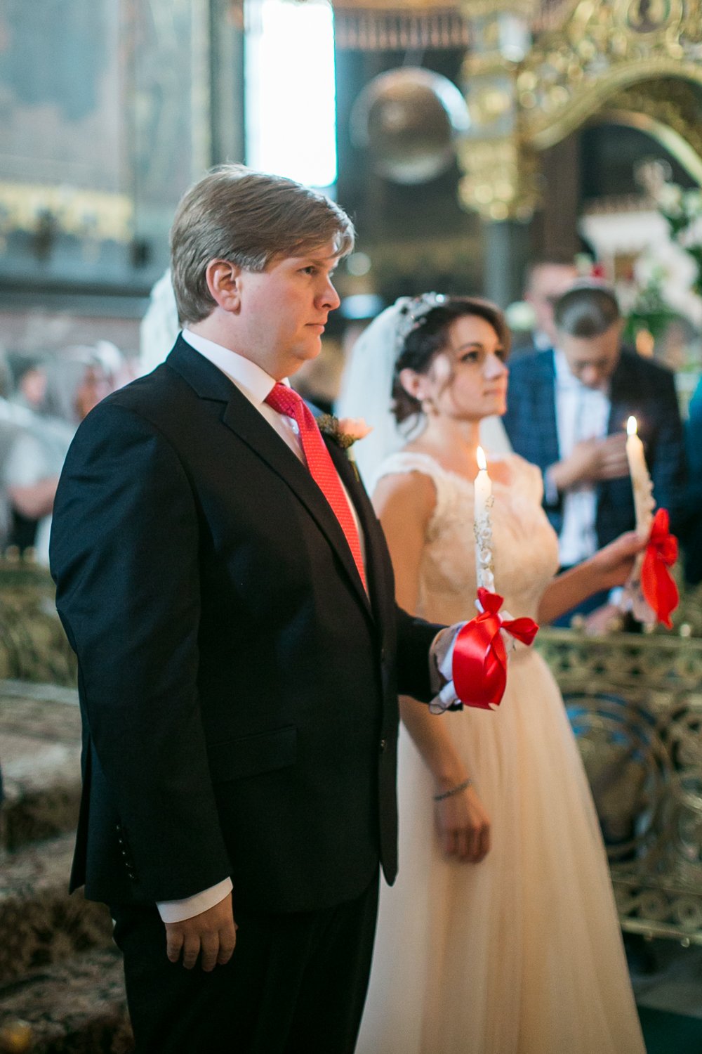 Couple During Orthodox Christian Ceremony
