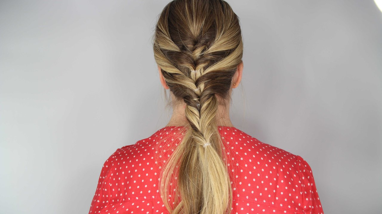 Topsy Tail Braid Step #7