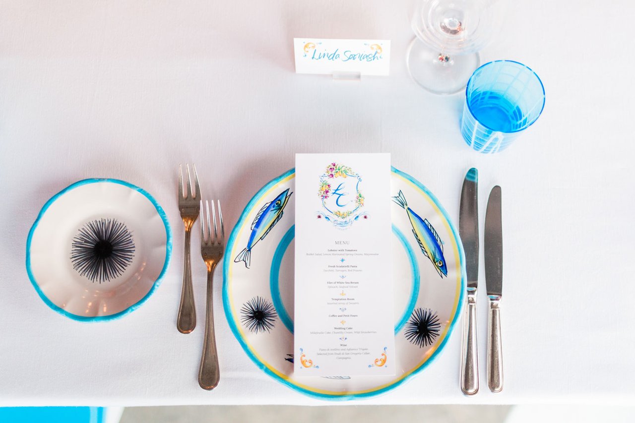 Place Setting with Sea Details