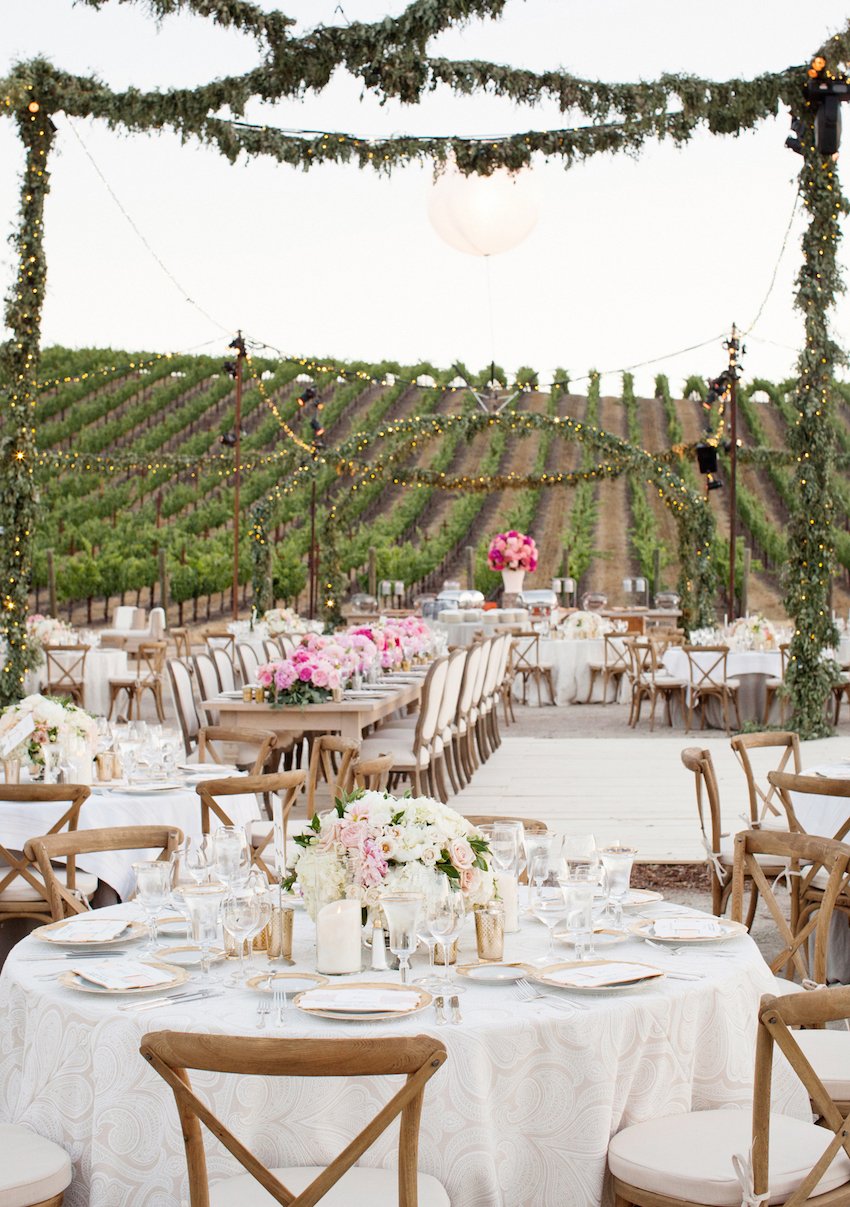 Impressive Vineyard Reception