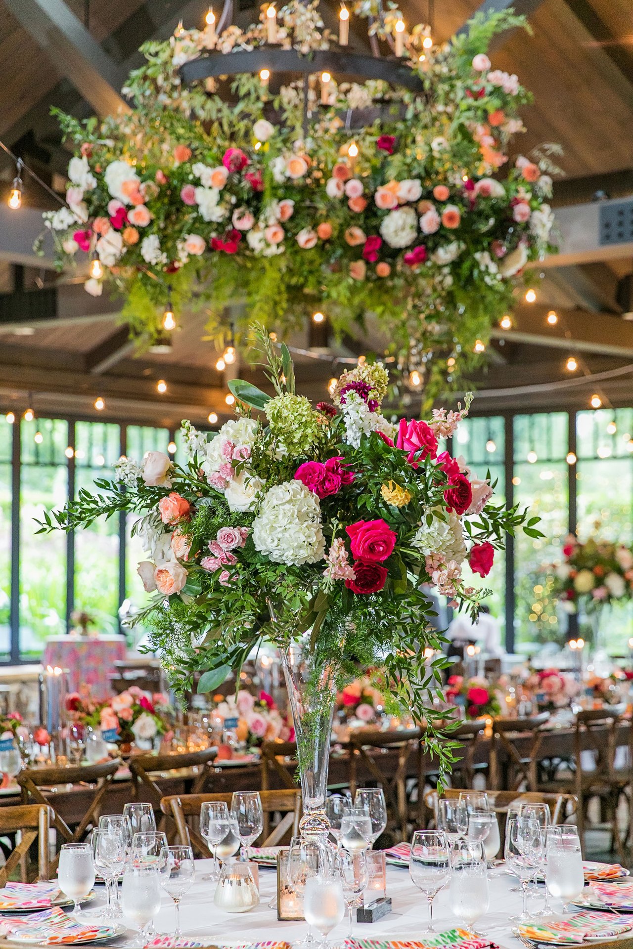 Bright & Colorful Reception Table