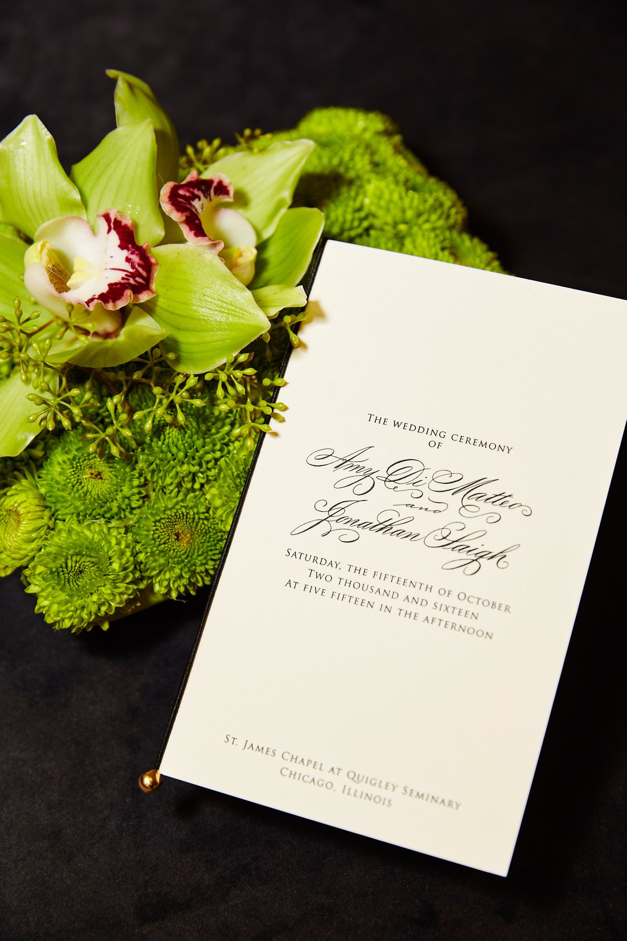 Classic Wedding Ceremony Program