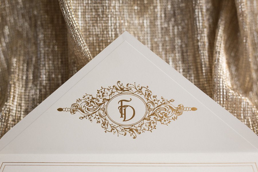 Monogram on Envelope
