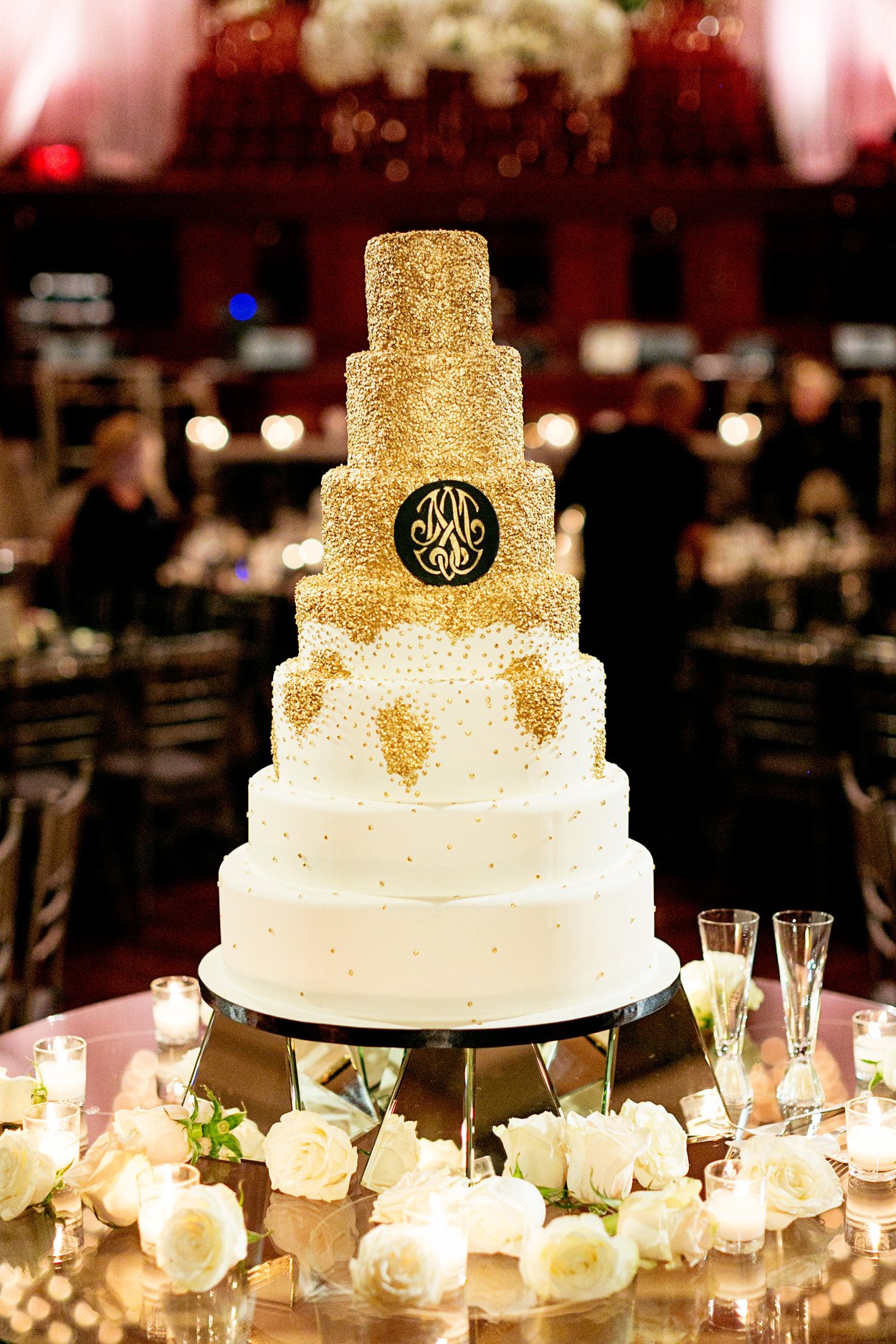 Glittering Gold Cake