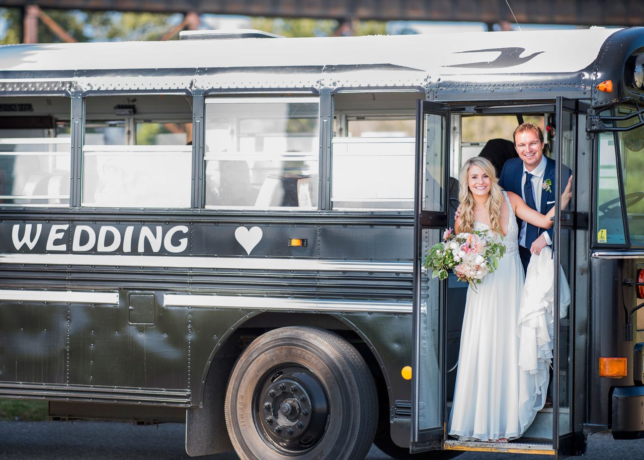 School Bus Wedding Transportation