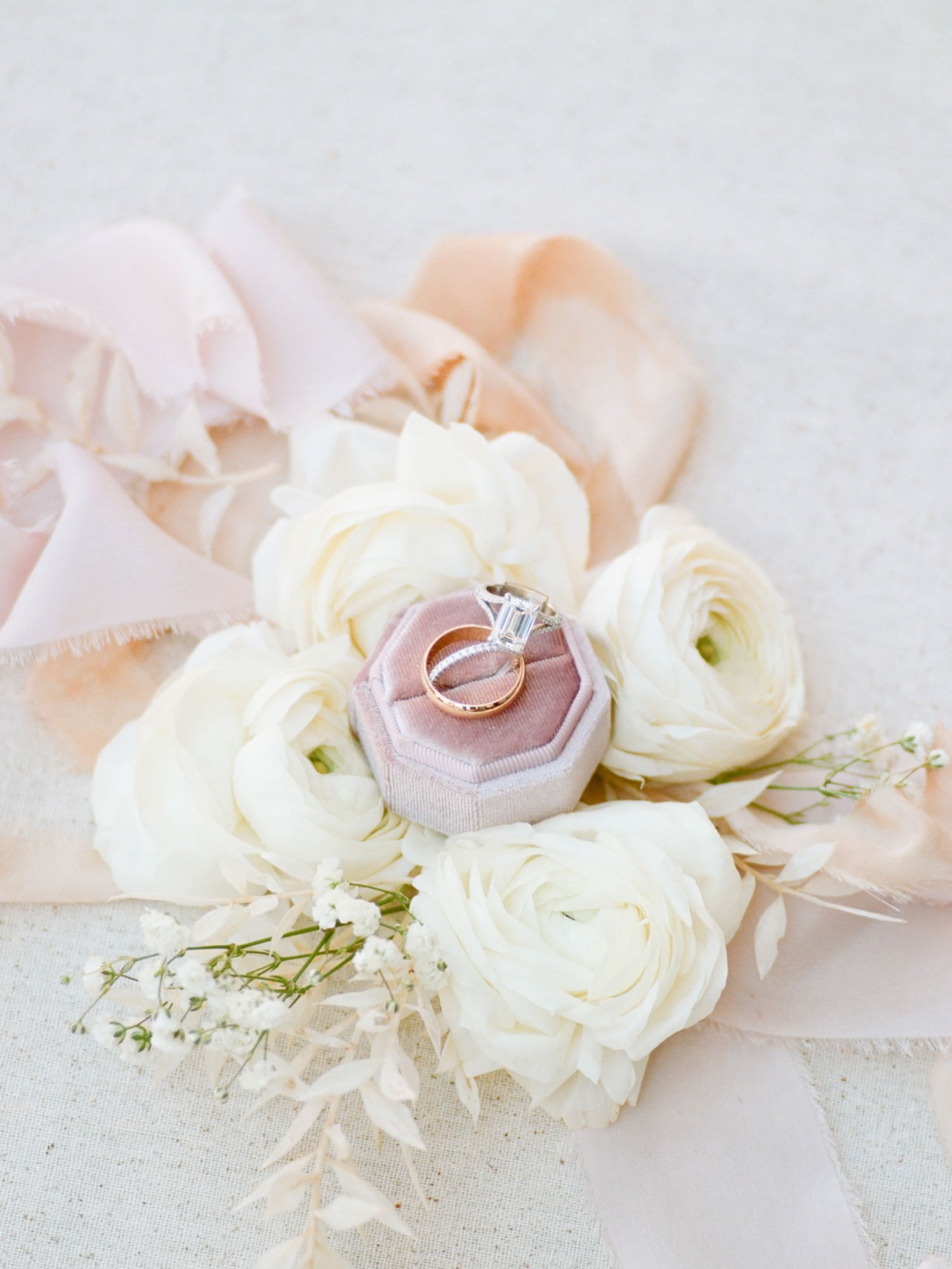 A Romantic Wedding with Pink, White & Gold Décor