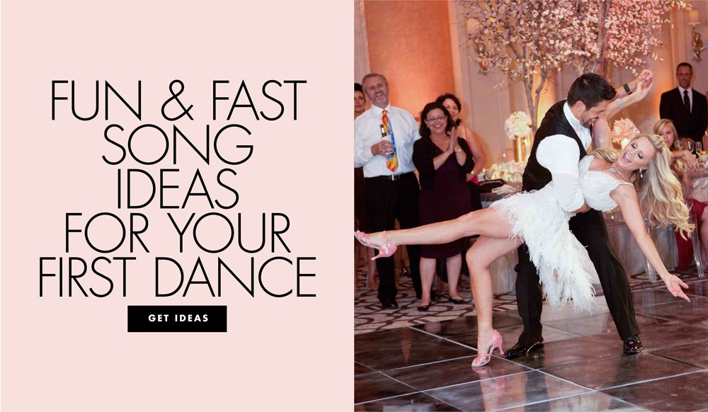 12 Upbeat Songs for Your First Dance