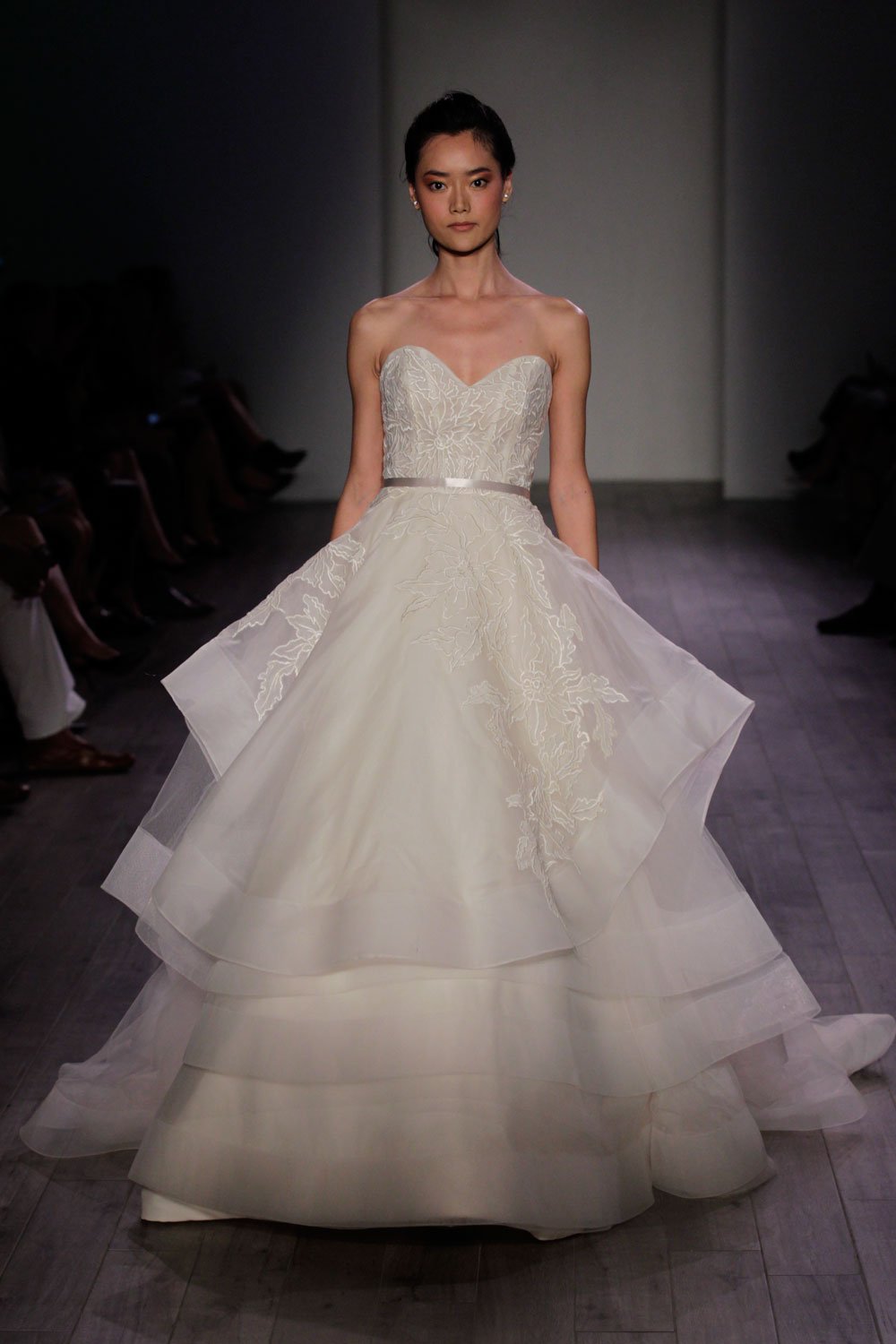 Layered Ball Gown by Lazaro 2016