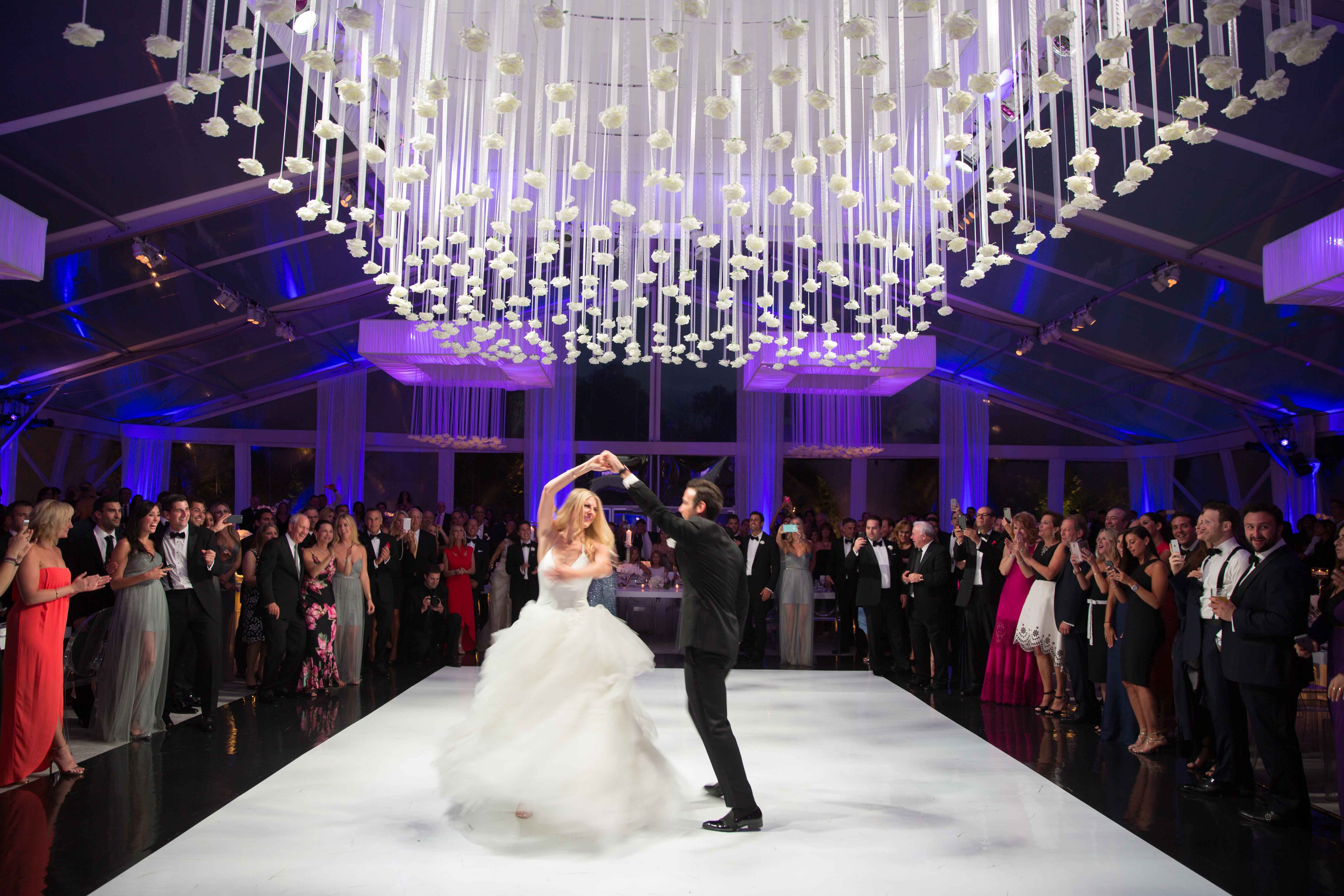 First Dance Under Rose Ceiling Focal