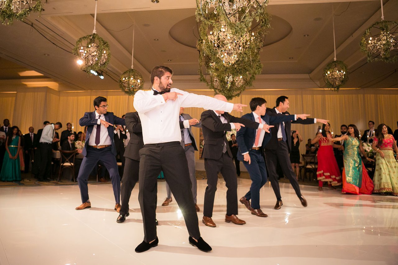 Groom & Groomsmen Dance at Reception