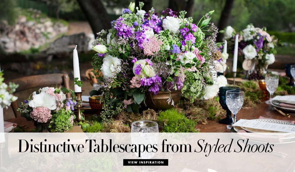 8 Unique Tablescapes from Styled Wedding Shoots