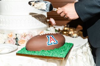 Alma Mater Football Groom's Cake