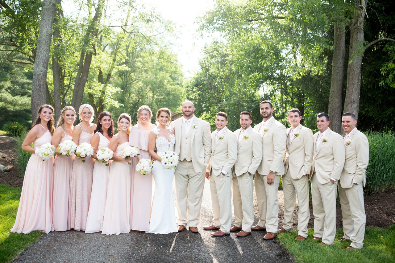 Wedding Party in Pale Shades