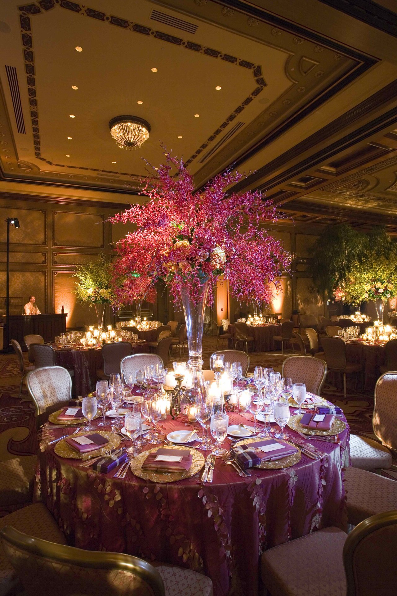 Purple Reception Décor