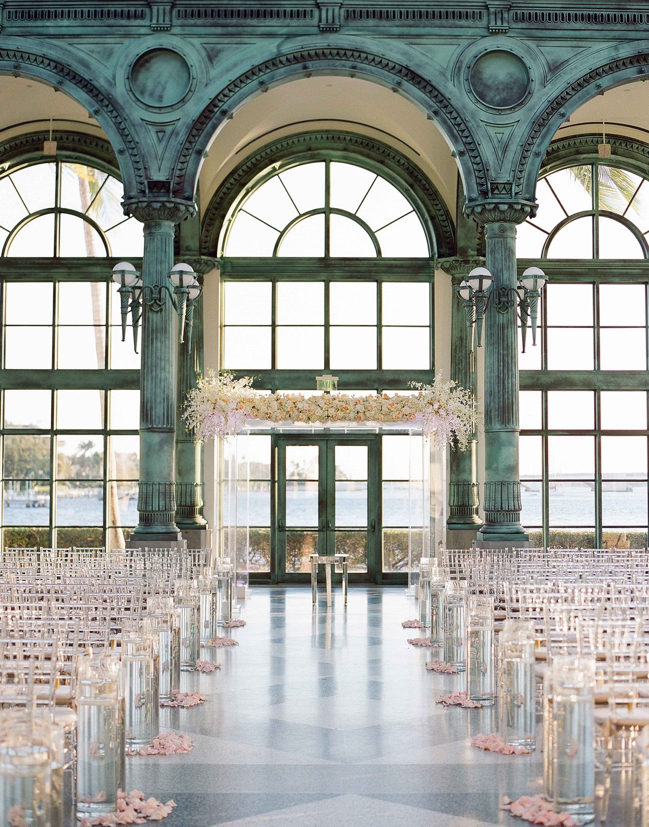 Lucite Décor in Grand Ceremony Space