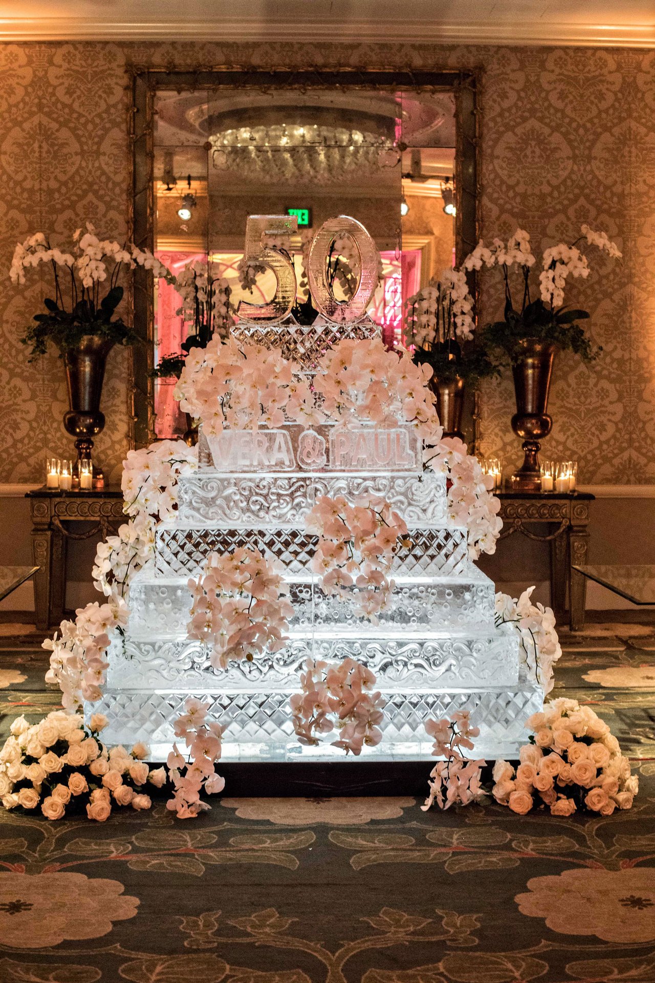 50th Anniversary Ice Sculpture