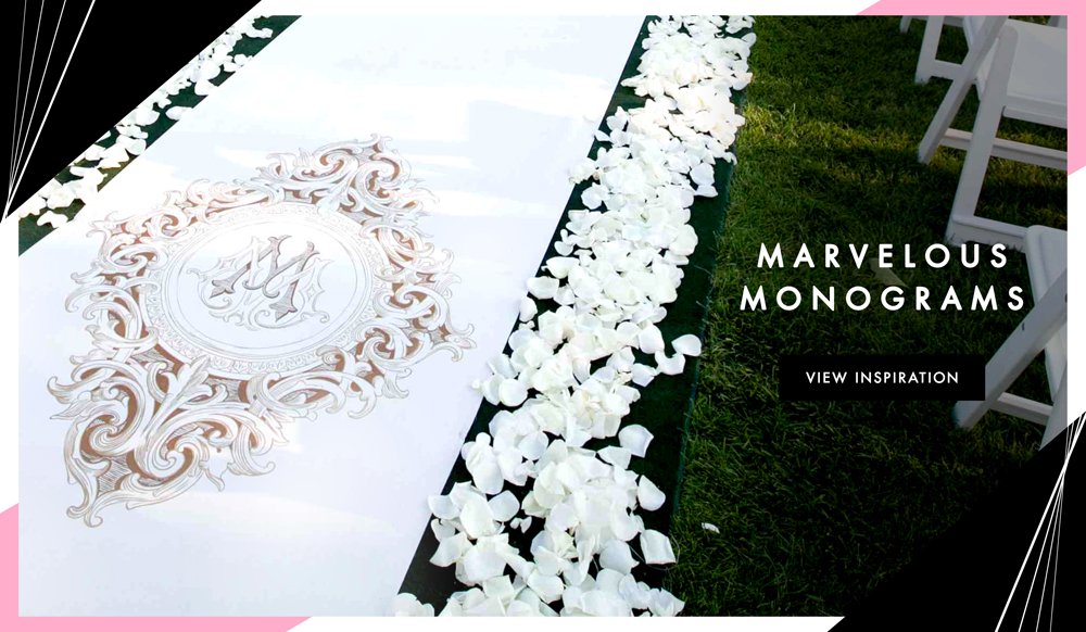 22 Wedding Ideas for Incorporating a Custom Monogram