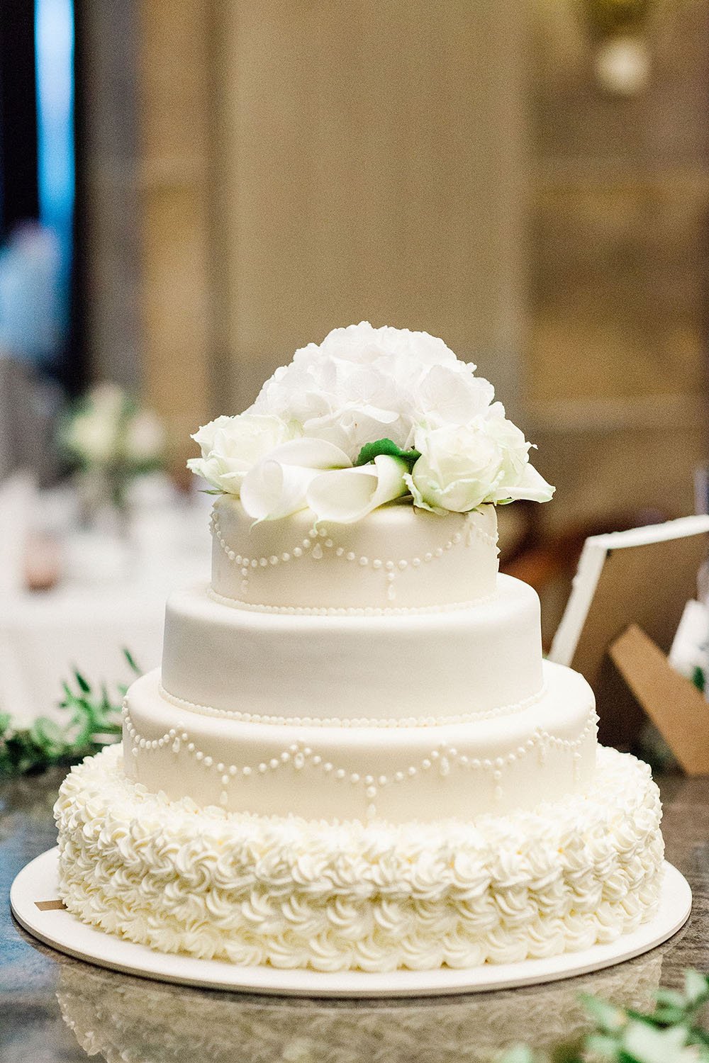 Classic Cake for German Wedding
