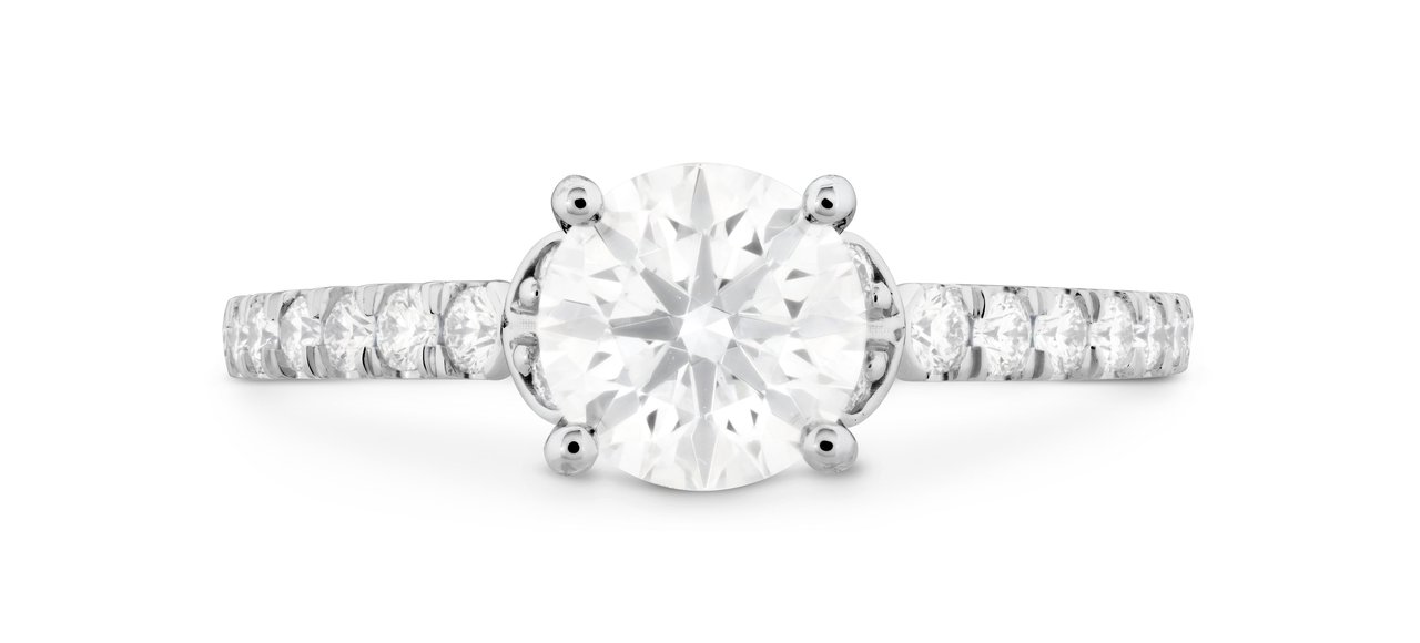 Cali Chic Double Petal Engagement Ring